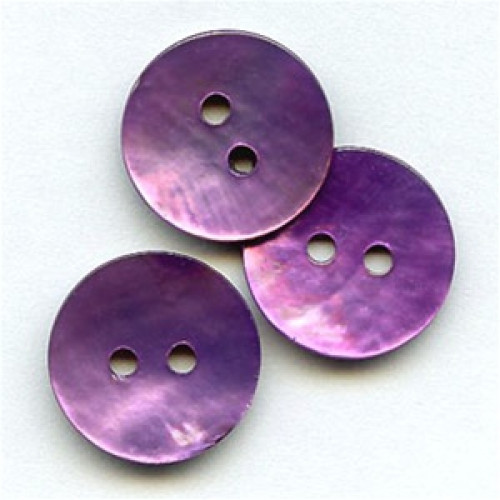 1005 Dyeable Agoya Shell Button, 6 Colors and 3 Sizes - Sold by the Dozen