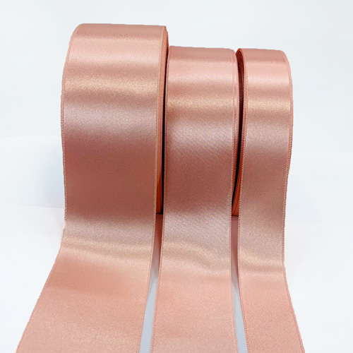 300 Col. 011 Pink Stephanoise Double Face Satin Ribbon, 3 Sizes - Sold ...