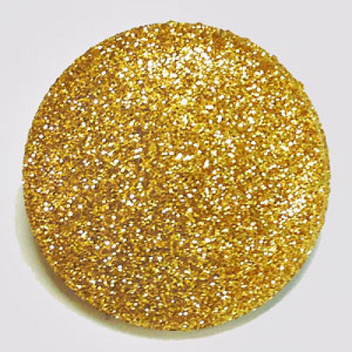 LM-200 Large Gold Glitter Button