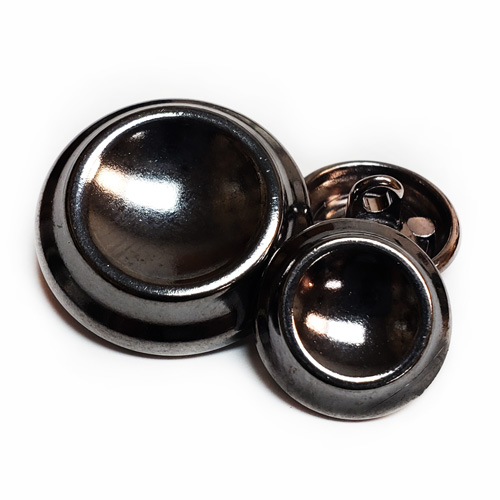 GM-1142 Gunmetal Button, 2 Sizes