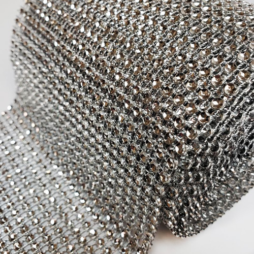 RCH-65 Faux Rhinestone Mesh, Sold by the Yard