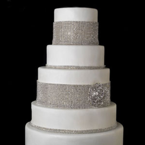 RCH-65 Faux Rhinestone Mesh, Sold by the Yard