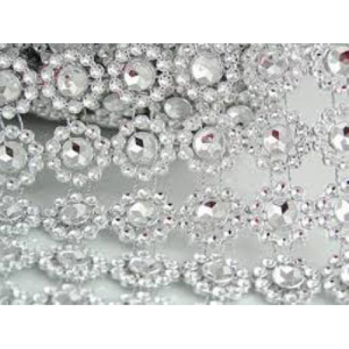 RCH-60 Faux Rhinestone Mesh, 6 Row -- Sold by the Roll (10 yds.)