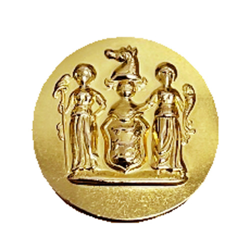 M-1925SET- Set of Gold New Jersey State Seal Buttons, 2 Sizes (8 sleeve ...