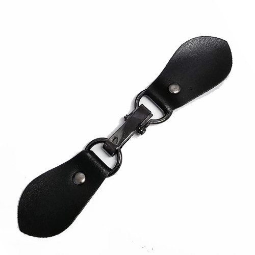 TG-100B Frog Attachment with Black Metal Toggle and Black Leather Tabs ...
