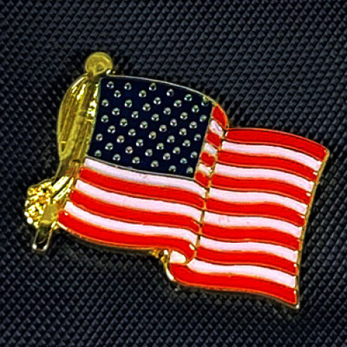 AFP-01 American Flag Lapel Pin, 7/8"