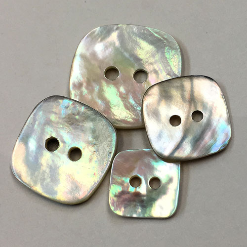 Agoya Shell Square, 5 Sizes - Sold by the Dozen