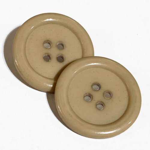 BB-880 Large Tan 4-Hole Button, Priced by the Dozen (SAVE WHEN BUYING ...