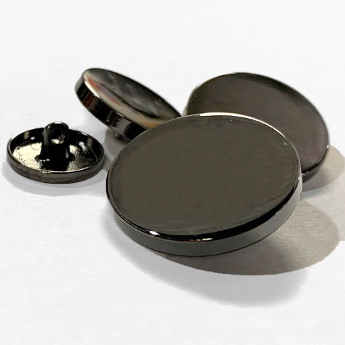 GM-1001 Gunmetal Shank Button, 4 Sizes