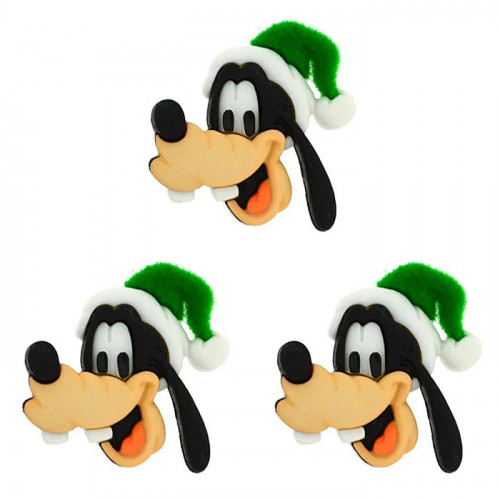 JJ-12072 Goofy Holiday Buttons by Disney