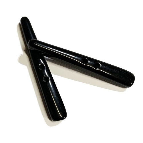 TGA-103 - Black Toggle Button, 1-3/4" - Sold by the dozen