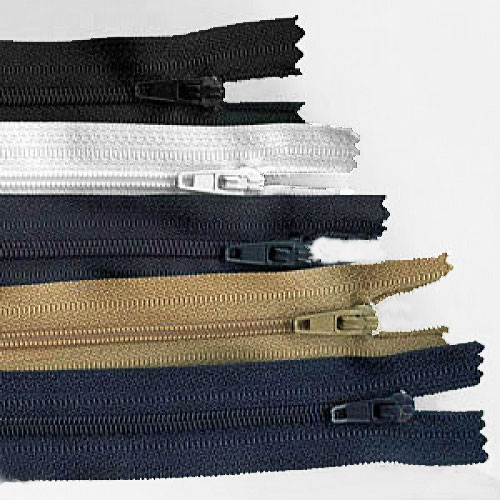 ZPN-3N9 - #3 Nylon Zipper - 9 inch, 5 Colors